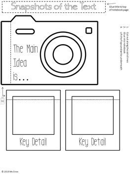 Interactive Close Reading Notebook Common Core Aligned Grades By Ms Crow