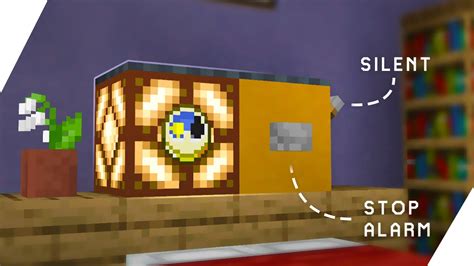 Cara Membuat Alarm Clock Working Minecraft Tutorial Indonesia Youtube