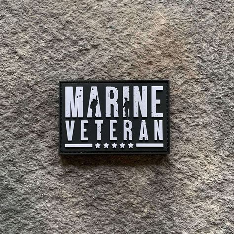 Marine Veteran Pvc Patch Patchops