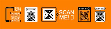 Qr 코드 스캔 아이콘 세트 프레임을 스캔합니다 스마트 폰을위한 Qr 코드 스캔 모바일 앱 결제 및 식별을위한 Qr 코드 벡터 일러스트레이션 Brand Name Smart