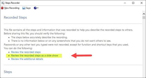 Try Windows Steps Recorder For Troubleshooting And Teaching