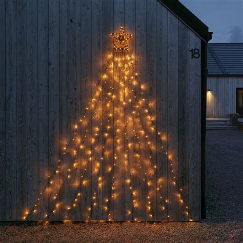 Triangle With Star Led Curtain Light Uk