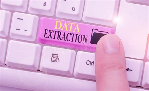 Writing Note Showing Data Extraction Business Photo Showcasing Act Or