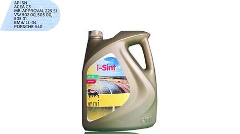 Eni i-sint MS 5W-40 5 litre Huile Moteur