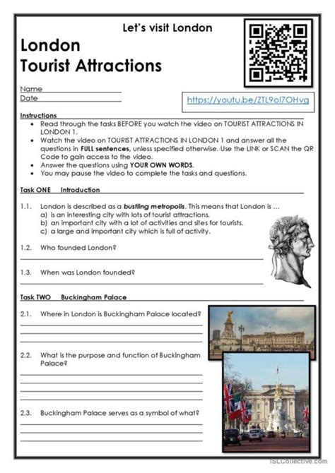 370 London English Esl Worksheets Pdf And Doc