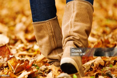 공원에서 여자입니다 가 컨셉입니다 가을에 대한 스톡 사진 및 기타 이미지 가을 걷기 계절 Istock