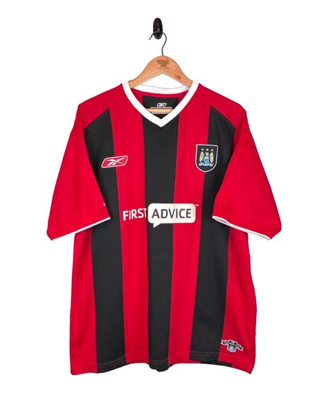 2003 04 Manchester City Away Shirt XL The Kitman