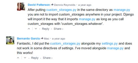 Python ImportError No Module Named Custom Storages Django Storages