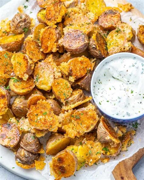Crispy Parmesan Roasted Potatoes Healthy Fitness Meals