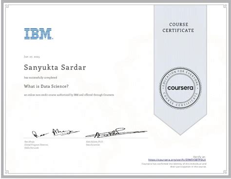 Datascience Coursera Ibm Learningjourney Lifelonglearning