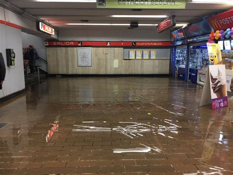 Lluvia Causa Estragos En Algunas Estaciones Del Metro Grupo Milenio