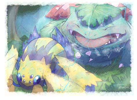 Venusaur Propaganda Galvantula Venusaur Nintendo Pokemon