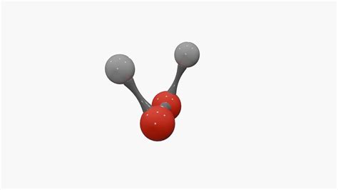 Hydrogen Peroxide Molecule 3d Model By Arupsaha