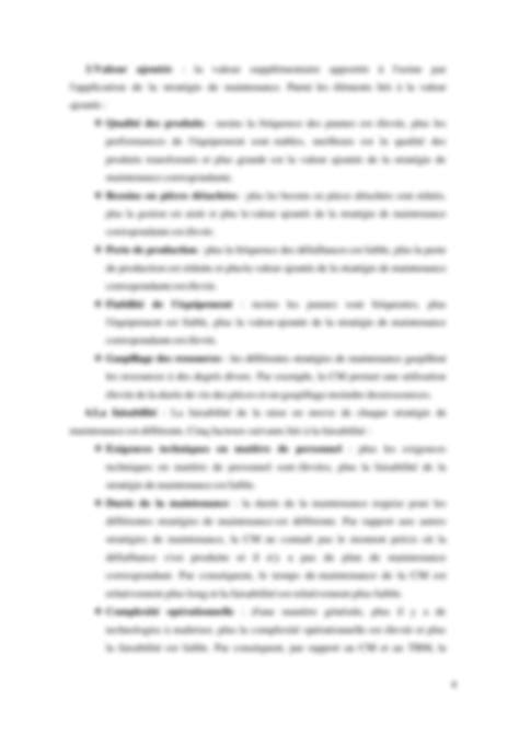 SOLUTION Chapitre 3 Crit Res D Valuation Des Strat Gies De Maintenance