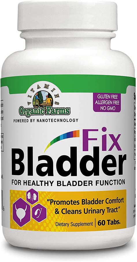 Bladder Fix 60 Tablets 100 Natural Dietary Supplement