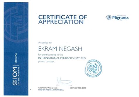 Ekram N Mohammed Md On Linkedin Its A Pleasure Iom Un Migration
