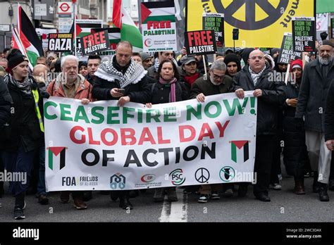 Gaza protest 13 januar 2024 Fotos und Bildmaterial in hoher Auflösung
