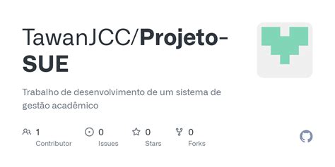 Github Tawanjcc Projeto Sue Trabalho De Desenvolvimento De Um
