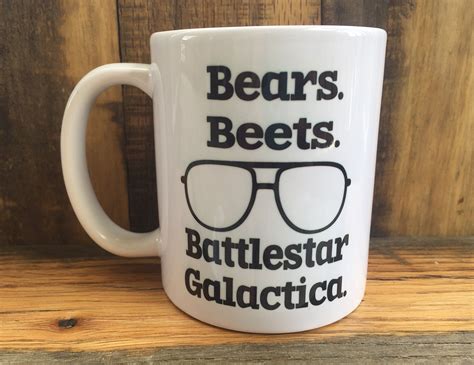 Bears Beets Battlestar Galactica Mug Office Coffee Mugs Jim Halpert