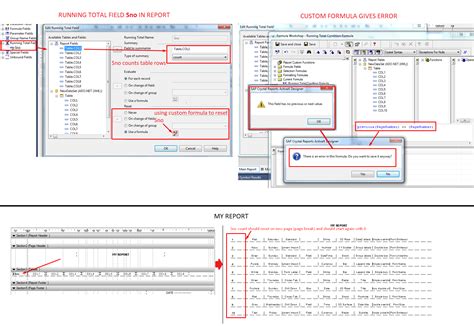 Crystal Reports Reset Running Total Field On New Page Stack Overflow