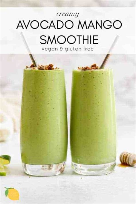 Avocado Kiwi Smoothie Artofit