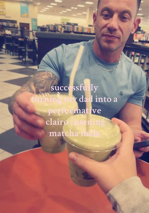 Transforming My Dad Into A Clairo Matcha Fan Tiktok