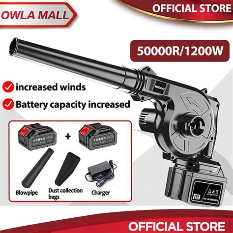 Cordless Blower Angin Air Blower Handheld Vacuum Blower Vacuum Leaf