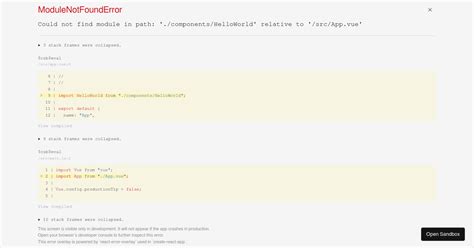 Vue Template Codesandbox