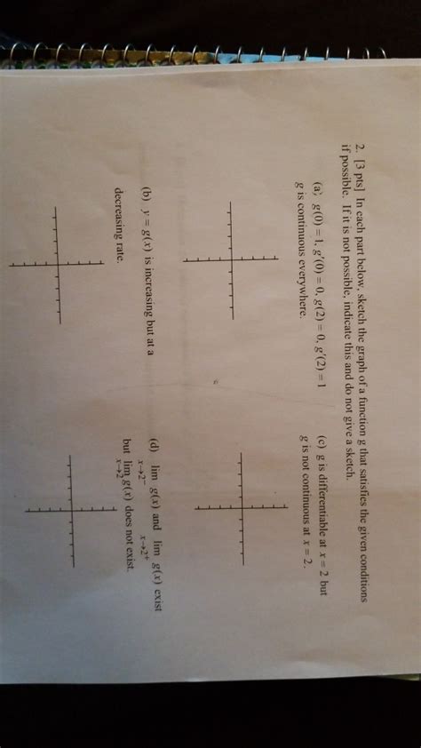 Solved 1 In Each Part Below Sketch The