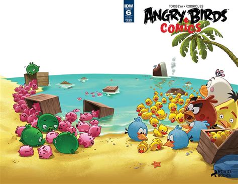 Angry Birds Comics 6 Subscription Cover Fresh Comics