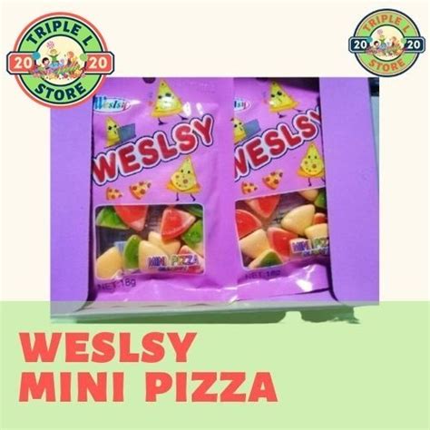 Tpl Weslsy Mini Pizza Gummy 30 Pcs Shopee Philippines