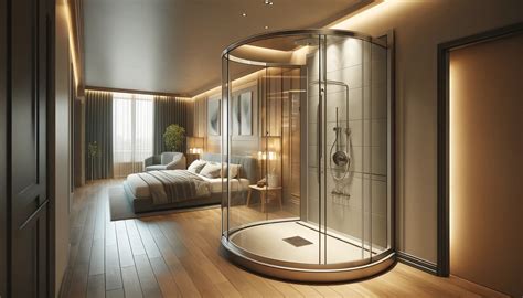 کابین دوش شیشه ای مدرن جام دور دوشی و حمام شیشه ای