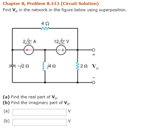Solved Chapter 8 Problem 8113 Circuit Solution Find Vo