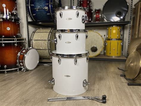Candc Acrylic Concert Toms White 12 13 16 Reverb