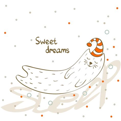 Premium Vector Sleeping Cat