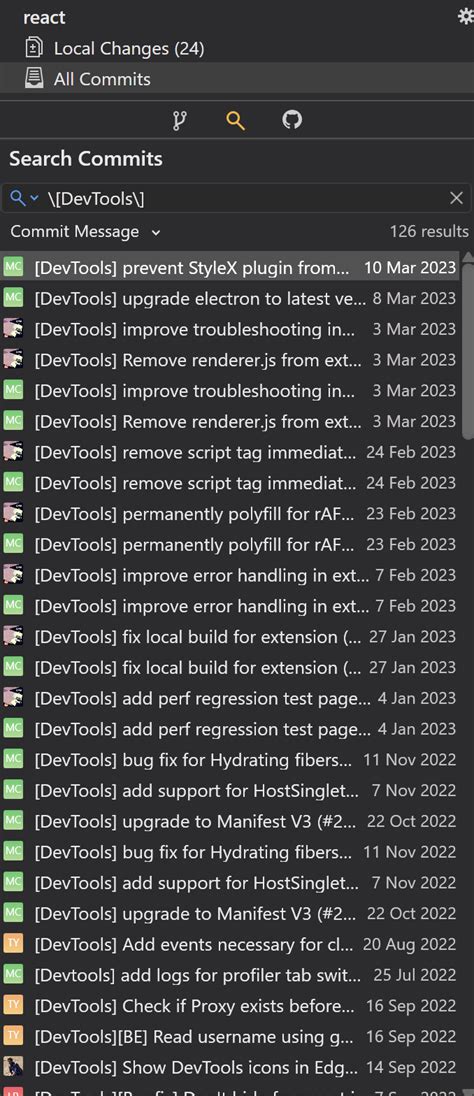 Filter Commits By Regex · Issue 1849 · Fork Devtrackerwin · Github