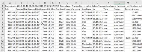 Transaction Report Payneteasy Api Documentation