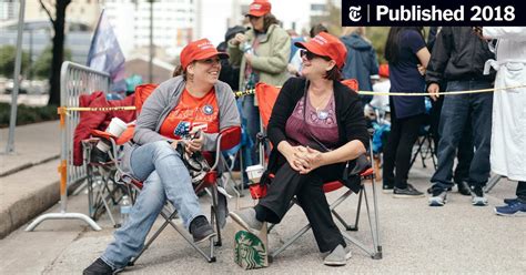 Line For Trumps Houston Rally Formed More Than A Day In Advance The