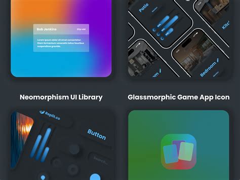 Neomorphic Portfolio By Luke Smith On Dribbble