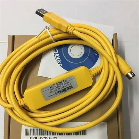 Black PVC Usb Sc09 Fx Mitsubishi Plc Programming Cable At Rs 2950 In Ahmedabad