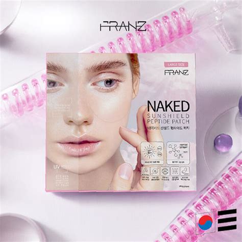 Franz Naked Sun Shield Peptide Patch 皮膚防曬肽透明補丁 防曬貼 5枚入 蝦皮購物