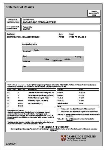 The Fce Blog By Claudia Ceraso Cambridge First Statement Of Results