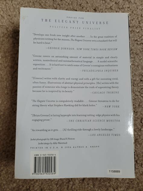 Brian Greene The Fabric Of The Cosmos Space Time And The Texture Of