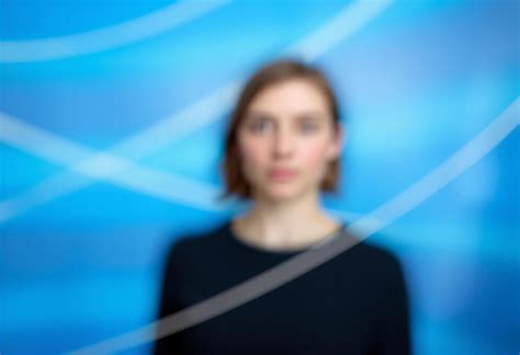 Photo Abstract Blue Background With Blurred Light Lines And Curves Premium Ai Generated Image