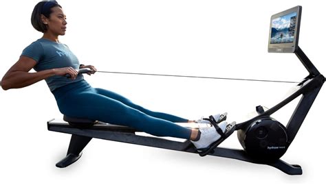 Hydrow Wave Rowing Machine With Immersive 16 Hd Touchscreen Stows
