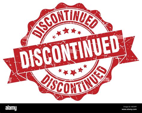 Discontinued Stamp Stock Vector Images Alamy