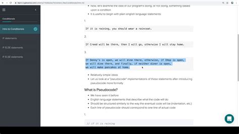 Module 0 Conditionals Introduction Youtube