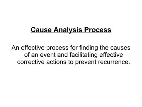 Root Cause Corrective Action PPT Root Cause Corrective Action PPT
