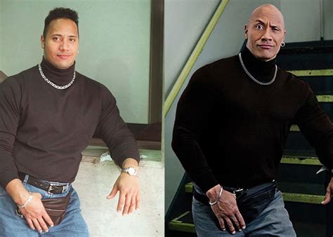 Dwayne Johnson Recreated Viral Meme Of Younger Self For Christmas And