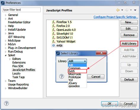 Eclipse Spket Extjs